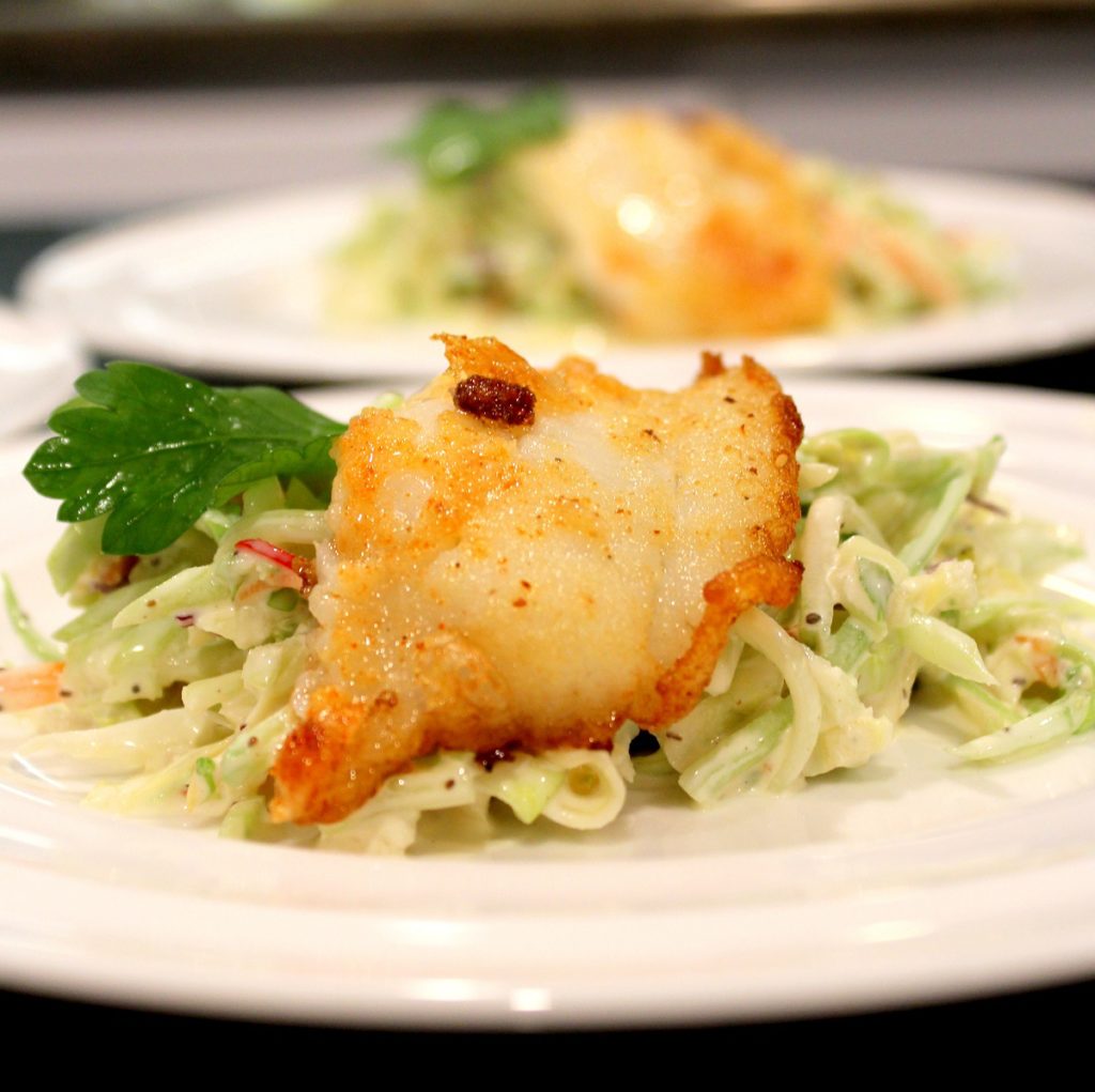 Pan Fried Sole and Cole Slaw – FoodInspires.com – Professional Chef ...
